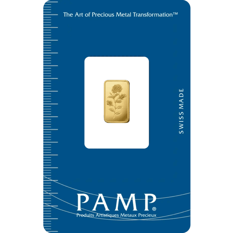 1 грам Златно Кюлче PAMP Роза - Арамис